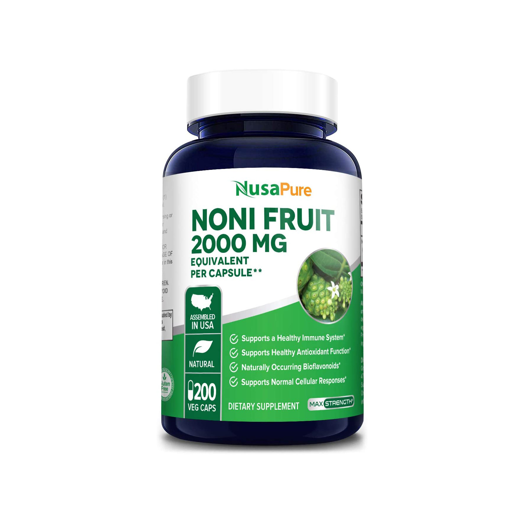 NusaPure Noni Fruit 200 veggie capsules - RaRahappy.com - your online ...